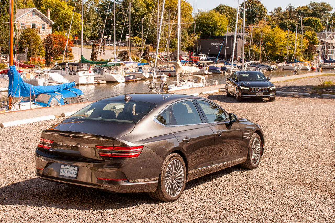 A tale of two sedans: Volvo S90 Recharge Extended Range vs Genesis G80 Electrified - The Charge